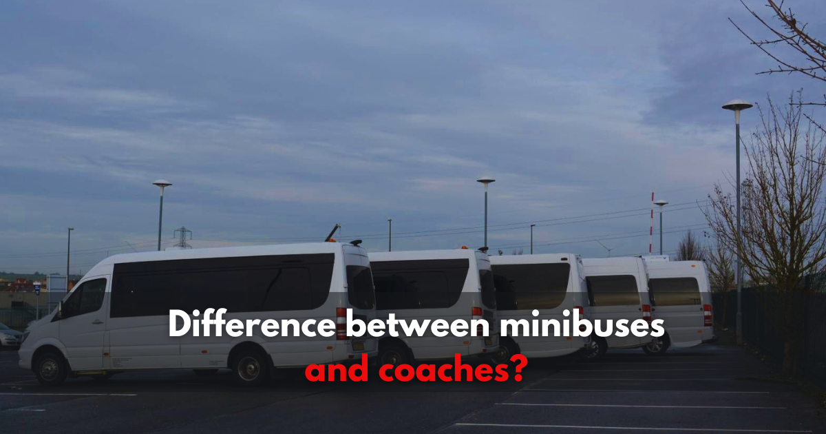 Difference between minibuses and coaches?